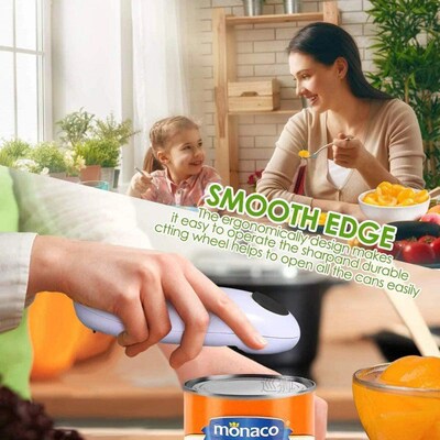 Electric Can Opener Automatic Bottle Opener Cordless One Tin