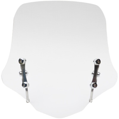 适用UY125挡风m玻璃前挡风板踏板摩托车不锈钢支架改装风挡护手罩