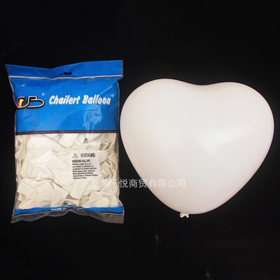 泰国进口CB12寸爱心形乳胶气球y 520婚房婚礼儿童野餐户外生日派