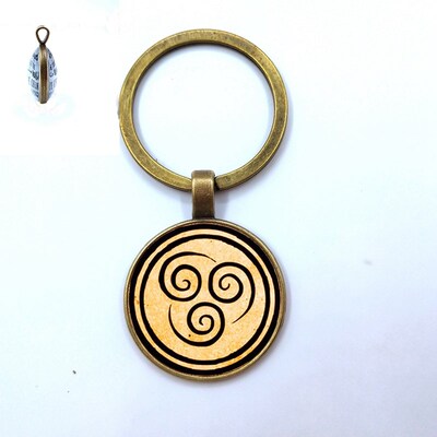 速发New Avatar The Last Airbender Keychain Kingdom Jewelry A