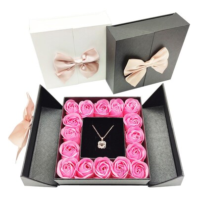 ROSE SPACE Black/White Gift Box Event Party Favors Wedding B