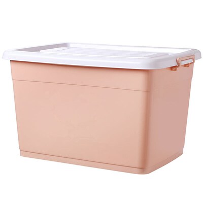 QTB6透明收纳收纳箱塑料加厚特大号家用衣服被子玩具整理箱户外储