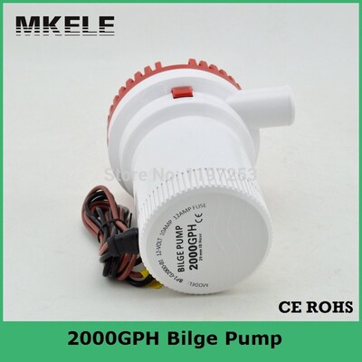 12V 2000gph Bilge Pump Ship DC Submersible  Marine Boat Ele