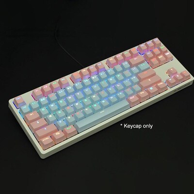 Key Cap 87Pcs/Set PBT Color Matching Light-proof Mechanical