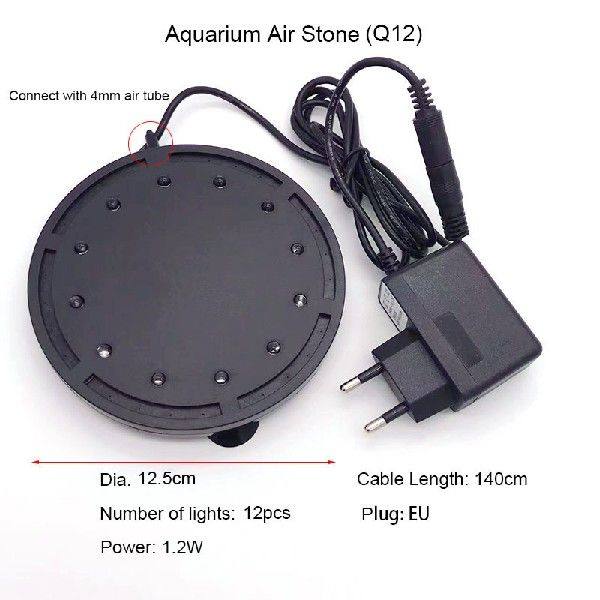 1pc Aquarium Air Stone Bubble Bar with LED Light Underwater_虎窝淘