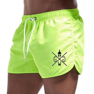 Men's Short Swimming Trunks Summer Swimming Shorts Men's Fa