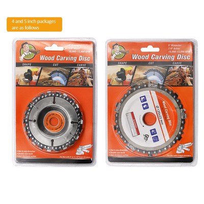 4/4.5/5 Inches Wood Carving Disc Chain Grinder Carving for U