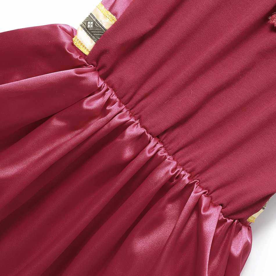 Girl Princess Red Elena Kids Dress up Cosplay Costume Sleeve_虎窝淘