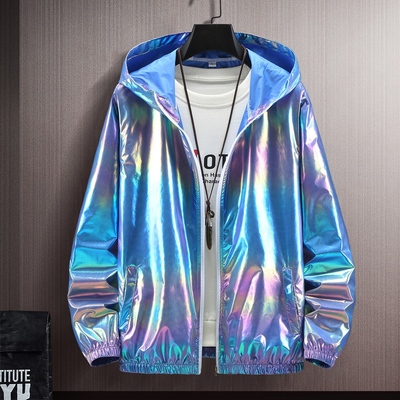 热销Summer Colorful Shiny Sunscreen Clothing for Men and Wom