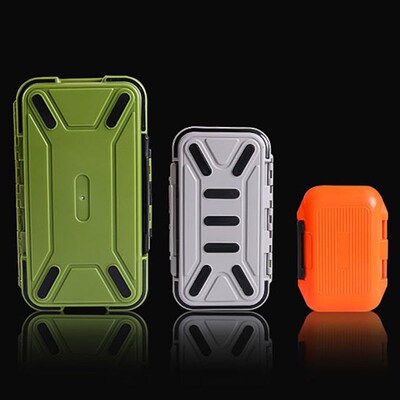 Double Layer Hard Plastic Fishing Box  Bait or Sinker Lure F