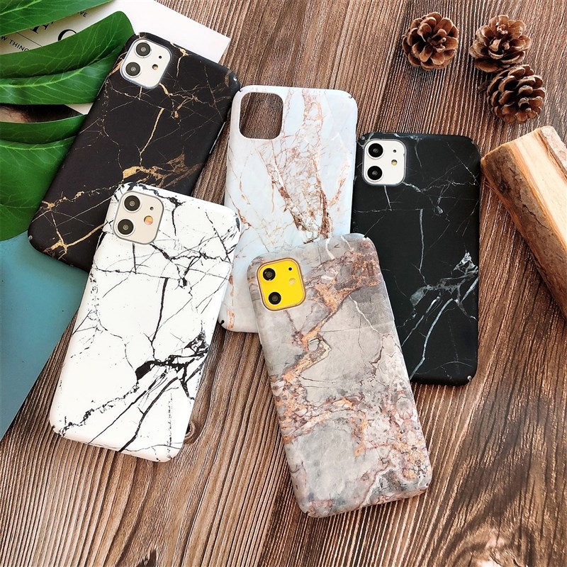 LISCN PC Marble Phone Case for iPhone XR 6 6sPlus 11 11Pro M