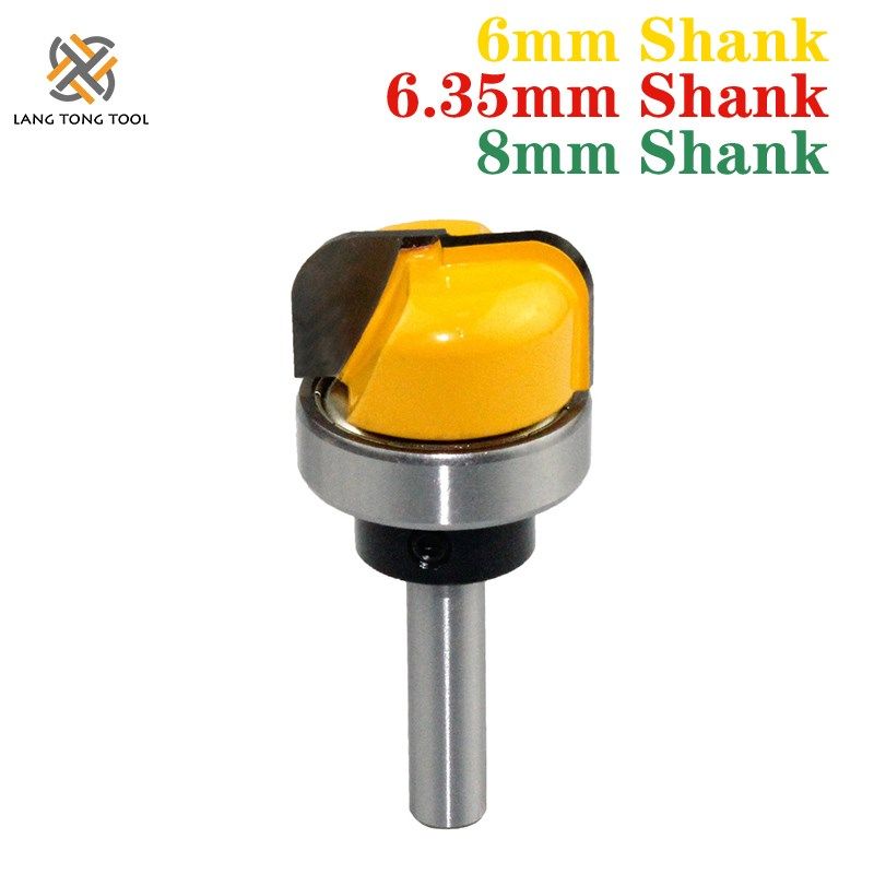 1pc 6mm/6.35mm/8mm Shank 1-1/8 Diameter Bowl Tray Router Bit_虎窝淘
