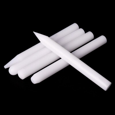 5Pcs White Nylon Pen Knock Down Auto Car Paintless Dent Repa