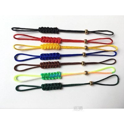 Hand-made Pot Nylon Rope With Small Jade Tea Ceremony Rope P