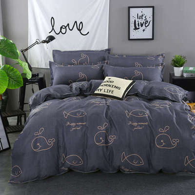 1.床上用品新款米1床单.三件套.8学生5四单人2m卡通被套宿舍1件套