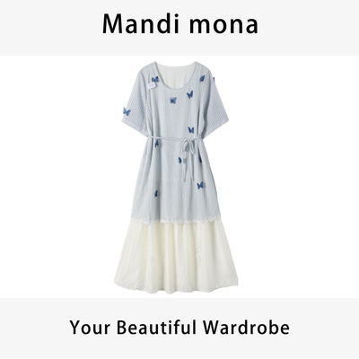 Mandi mona / 【人鱼湾】百搭立体蝴蝶结上衣MM610W227