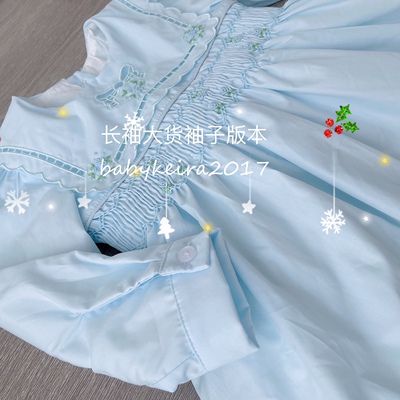 童装西班牙秋冬镂空法式风公主裙