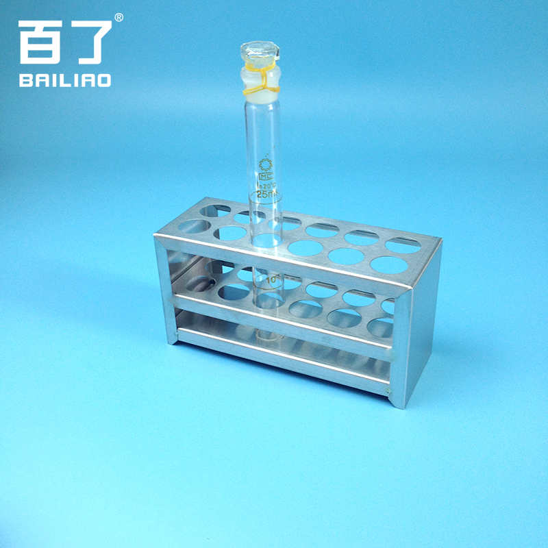 不锈钢比色管架试管架 10ml/25ml/50ml/100ml孔径16/21/26/32mm_虎窝淘