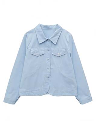 玉米专享～春季新款翻领显瘦时尚牛仔夹克上衣短外套20098