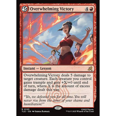 万智牌 Overwhelming Victory 压倒性胜利 TLE 扩画 平/闪