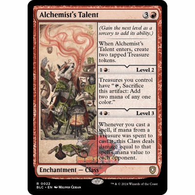 万智牌 炼金士才能 Alchemist's Talent 022 斑隆洛指挥官 红色