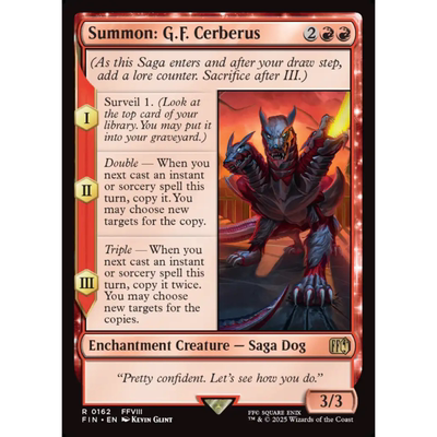 召唤:G.F.刻耳柏洛斯 Summon G.F. Cerberus 平/闪 最终幻想