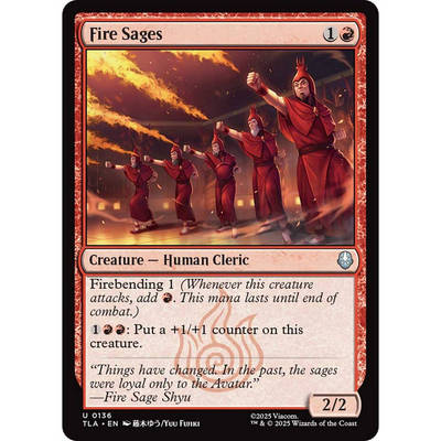 万智牌 fire sages 振火长老 TLA 平/闪