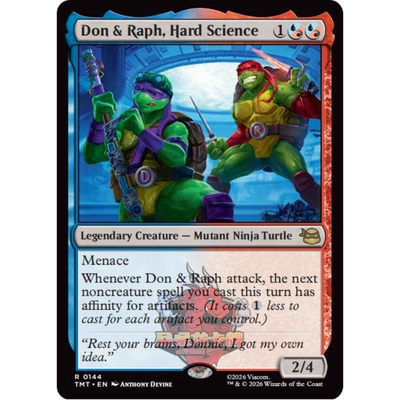TMT 忍者神龟 Don & Raph, Hard Science 实践科学的多尼与拉夫