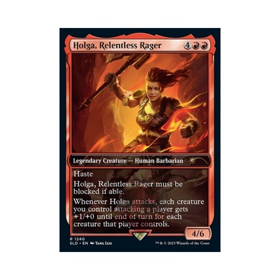 万智牌 Holga, Relentless Rager 英文 secret Lair SL 红色