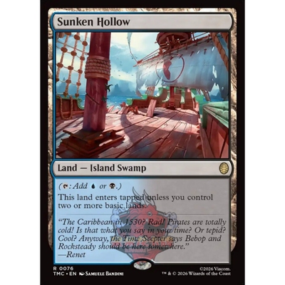 万智牌 TMC 忍者神龟 Sunken Hollow 沉落幽谷