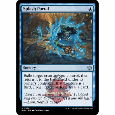 呆呆龙 万智牌 覆水通道 Splash Portal 0074 平/闪