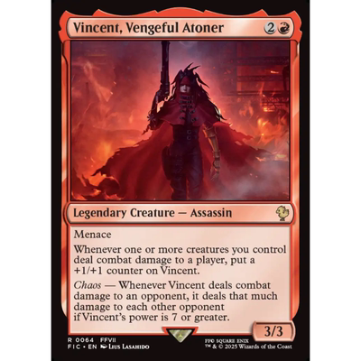 誓报宿仇文森特 Vincent, Vengeful Atoner 平/闪/扩画 最终幻想