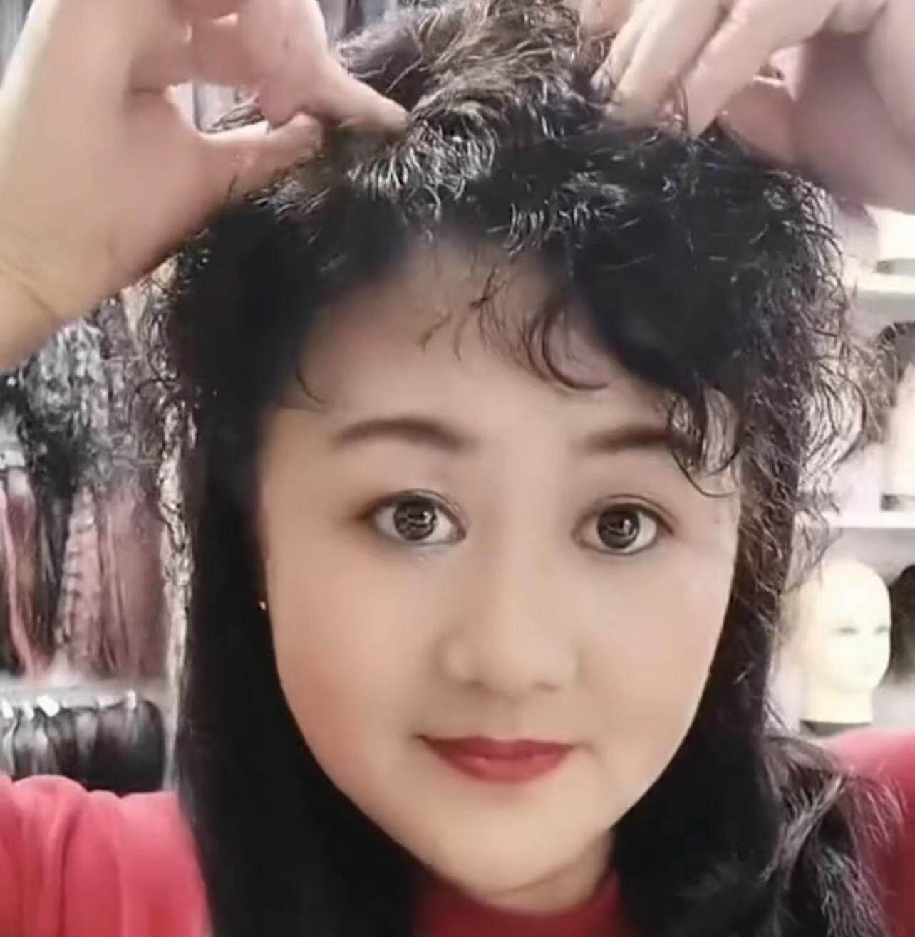 时尚头顶假发片仿真发发顶补发块隐形轻薄款一体高档法式