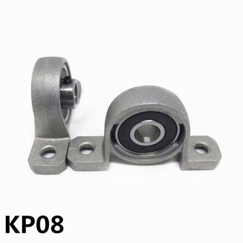 2Pcs Zinc Alloy KP08 Ball Bearing 8mm Bore Diameter Housing_虎窝淘