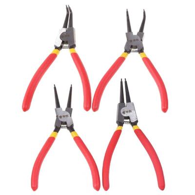 4 Pcs 7in Circlip Pliers Set Retaining Clip Internal Externa