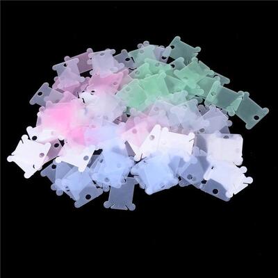 100Pcs/Pack Embroidery Floss Craft Thread Bobbin Cross Stitc