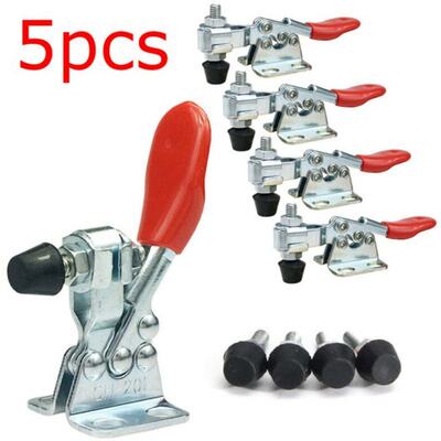5Pcs Quick Release Toggle Clamp GH-201 Horizontal Toggle Cli