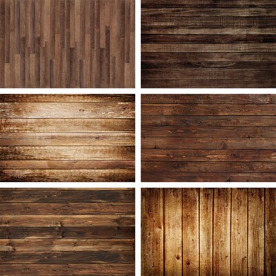 Avezano Dark Brown Wood Board Photography Background White