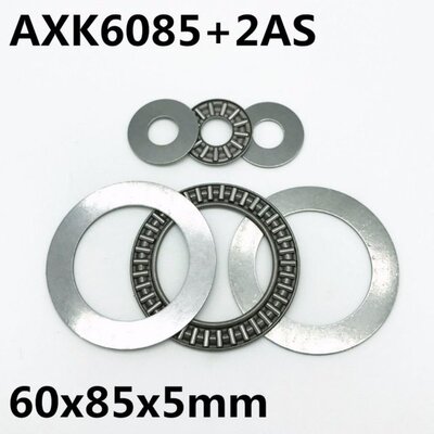 10pcs AXK6085 +2AS Thrust Needle Roller Bearing 60x85x3 mm T
