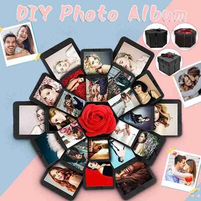 Hexagon Surprise Explosion DIY Gift Box Handmade Gift Multi