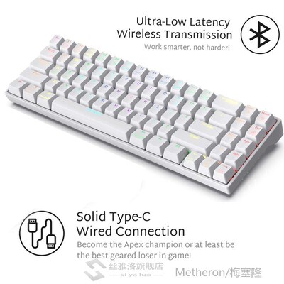 Royal Kludge RK71 Mini Mechanical Keyboard 71 Key Bluetooth