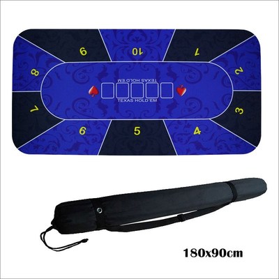 1.8m  Table Mat Rubber Table Top Cloth  Casino Poker Board
