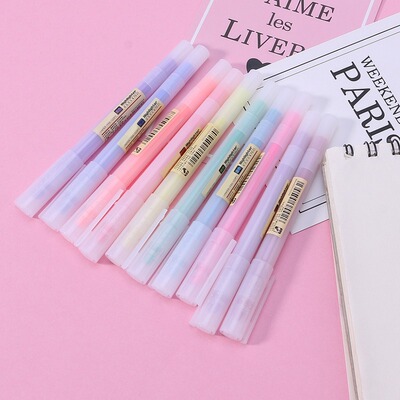 10Pcs Fluorescent Pen Mild Liner Highlighters Color Marker P