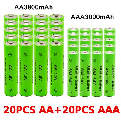 AA + AAA  new rechargeable AA battery 1.5V AAA Alkaline