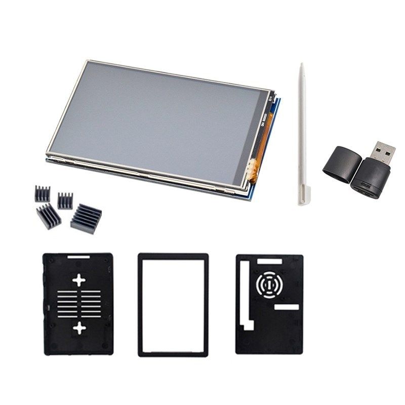 Contact Screen for Raspberry Pi 4B 3B 3B+ 3.5 Inch LCD Disp_虎窝淘