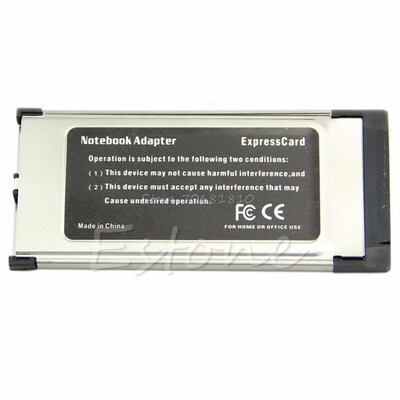 NEW 2 Port USB 3.0 Express Card ExpressCard 34mm/54mm Hidden