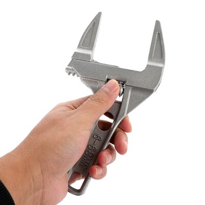 Large Openings Mini Adjustable Spanner Short Handle Shank B