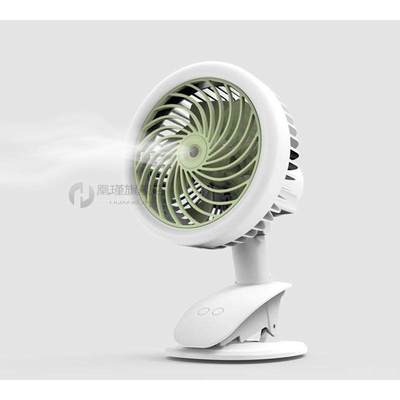 2019 new night light fan humidifier baby carriage clip fan U