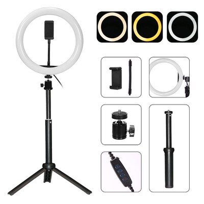 Led ring light Photography video light Selfie Lamp USB Dimm