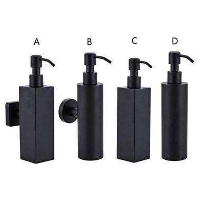 200ml Wall Mounted Shower Bottle Pump Stainless Steel Shampo